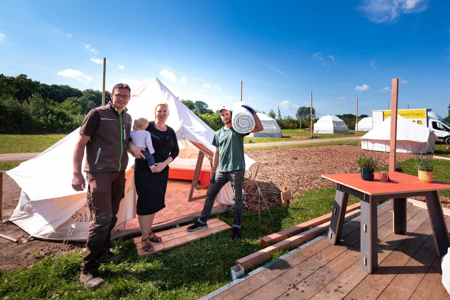 Blickpunkt-SH – Ralf Seiler Camping unterm Sternenzelt auf Hof Viehbrook